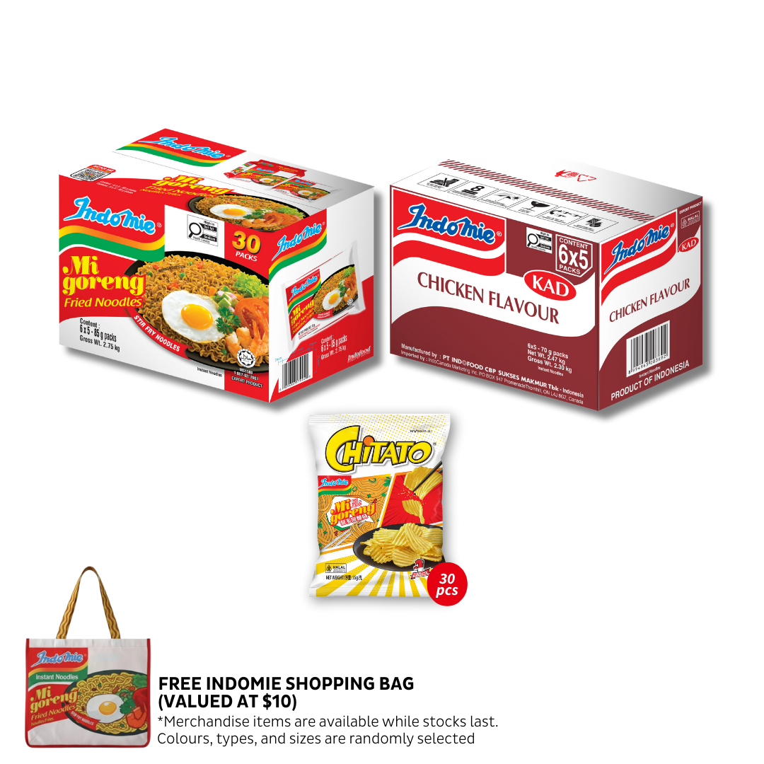 Indomie Mi Goreng Special (30 pk) + Chicken Flavour (30 pk) [BBD: Jul ...