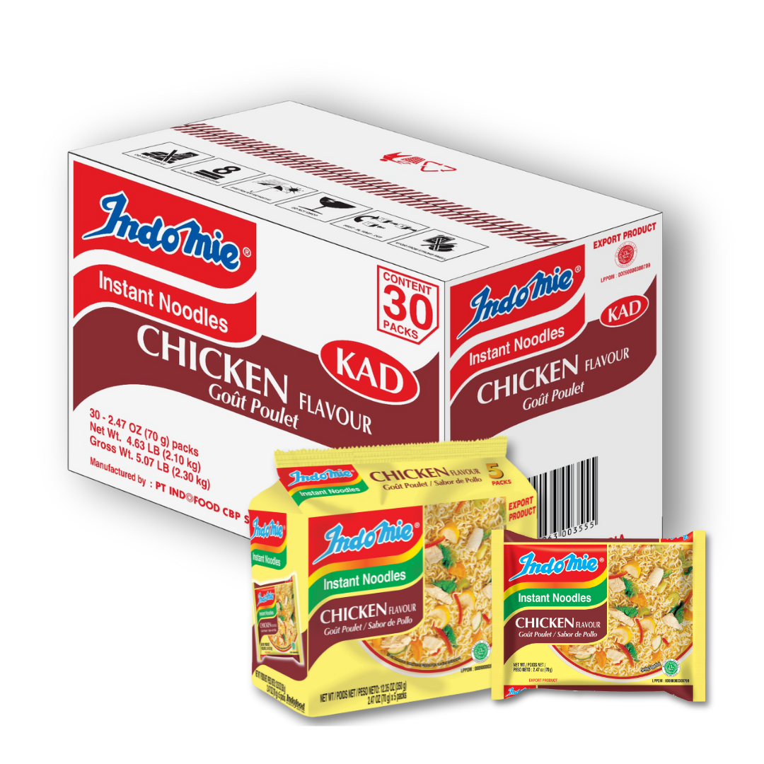 5 Boxes of Chicken Flavour (5 x 30 pk) – Indomie Canada