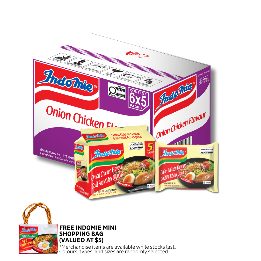 Onion Chicken Flavour (30 pk) – Indomie Canada