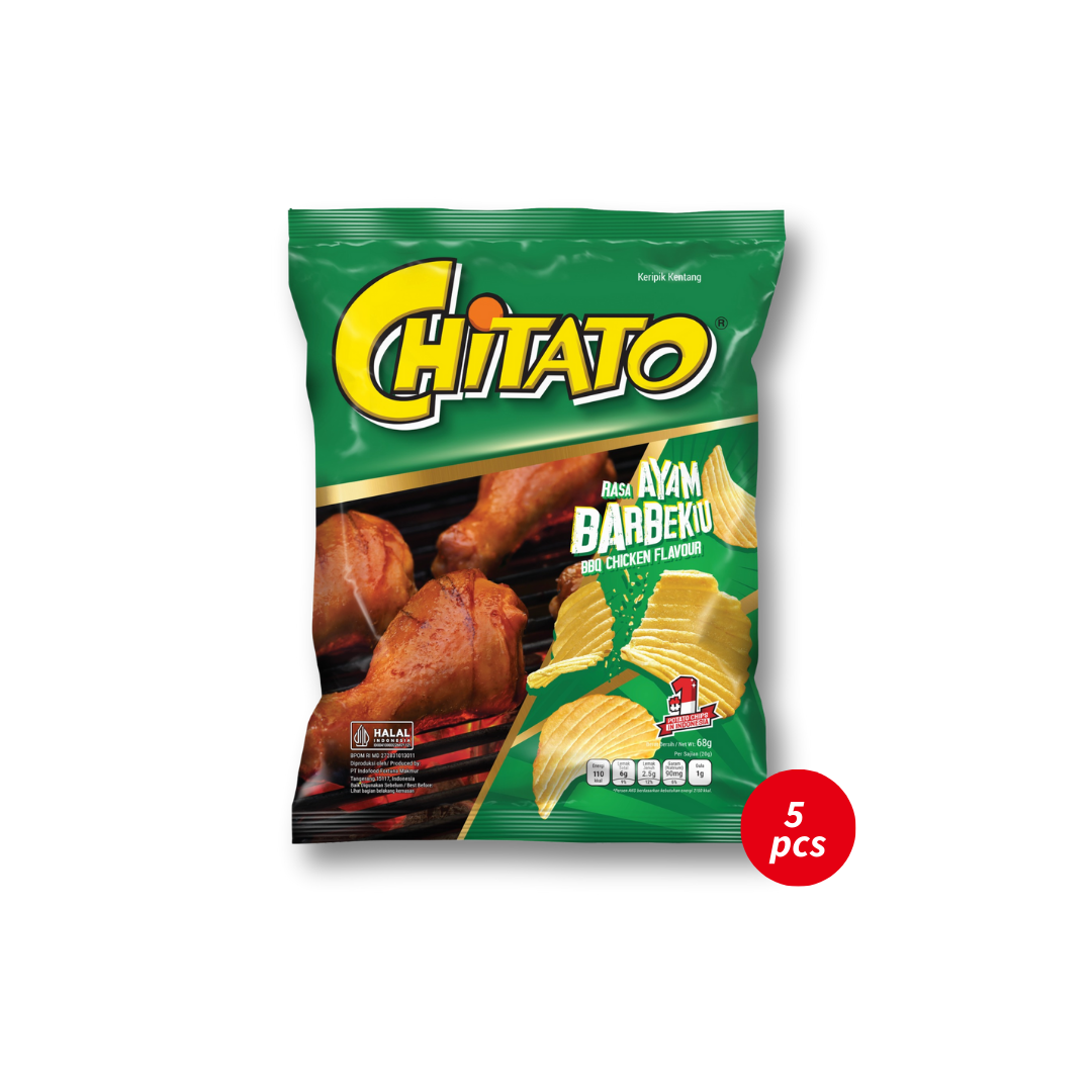 Chitato BBQ Chicken Flavour (5 pk) [BBD: Aug 2026] – Indomie Canada