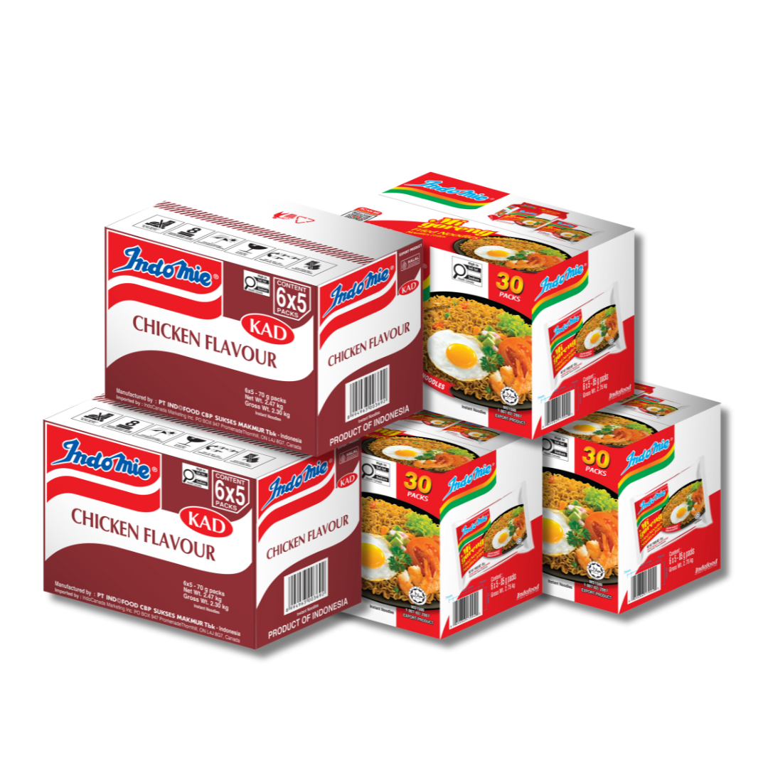 3 Boxes of Indomie Mi Goreng Special (3 x 30 pk) + 2 Boxes of Indomie ...